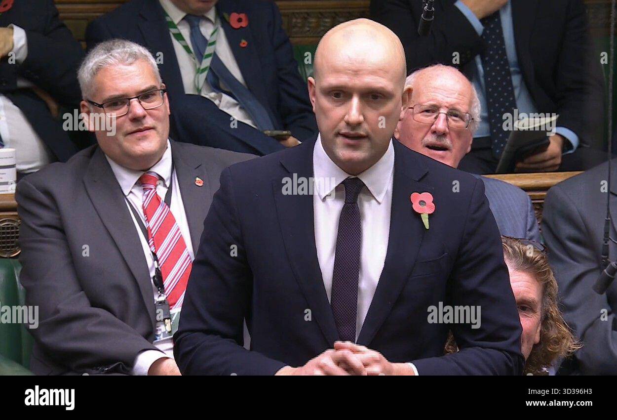 Screen grab of SNP Westminster leader Stephen Flynn during Prime ...