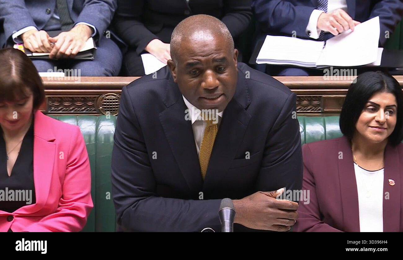 David lammy 5 november 2025 hi-res stock photography and images - Alamy