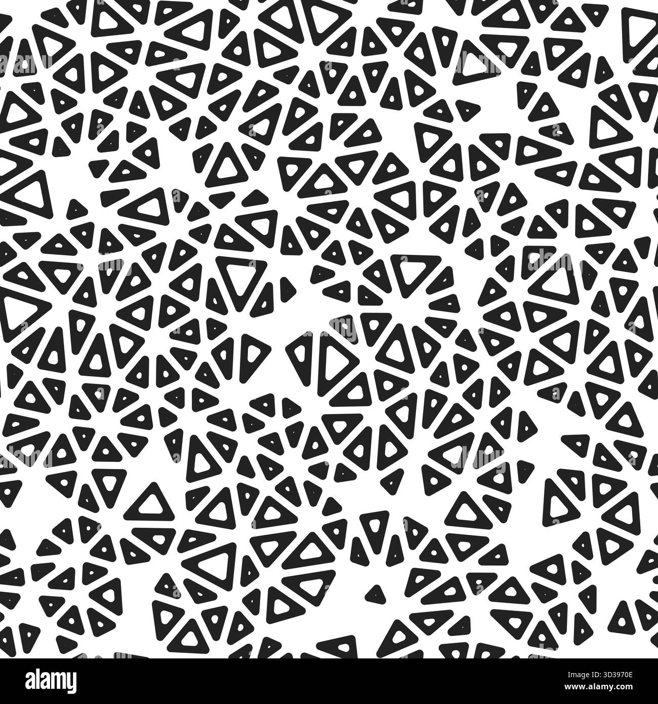 Geometric pattern small triangle Cut Out Stock Images & Pictures - Alamy