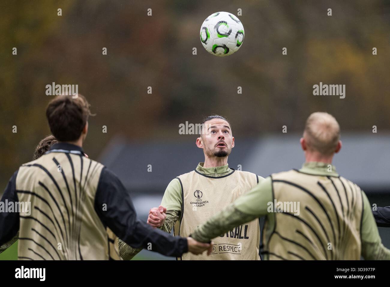 251105 Amor Layouni during a training session with Häcken on November 5 ...