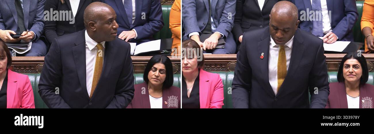 David lammy 5 november 2025 hi-res stock photography and images - Alamy