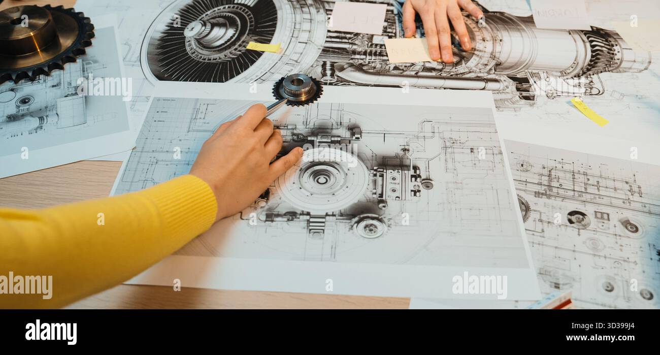 Engineering architecture schematics hi-res stock photography and images ...