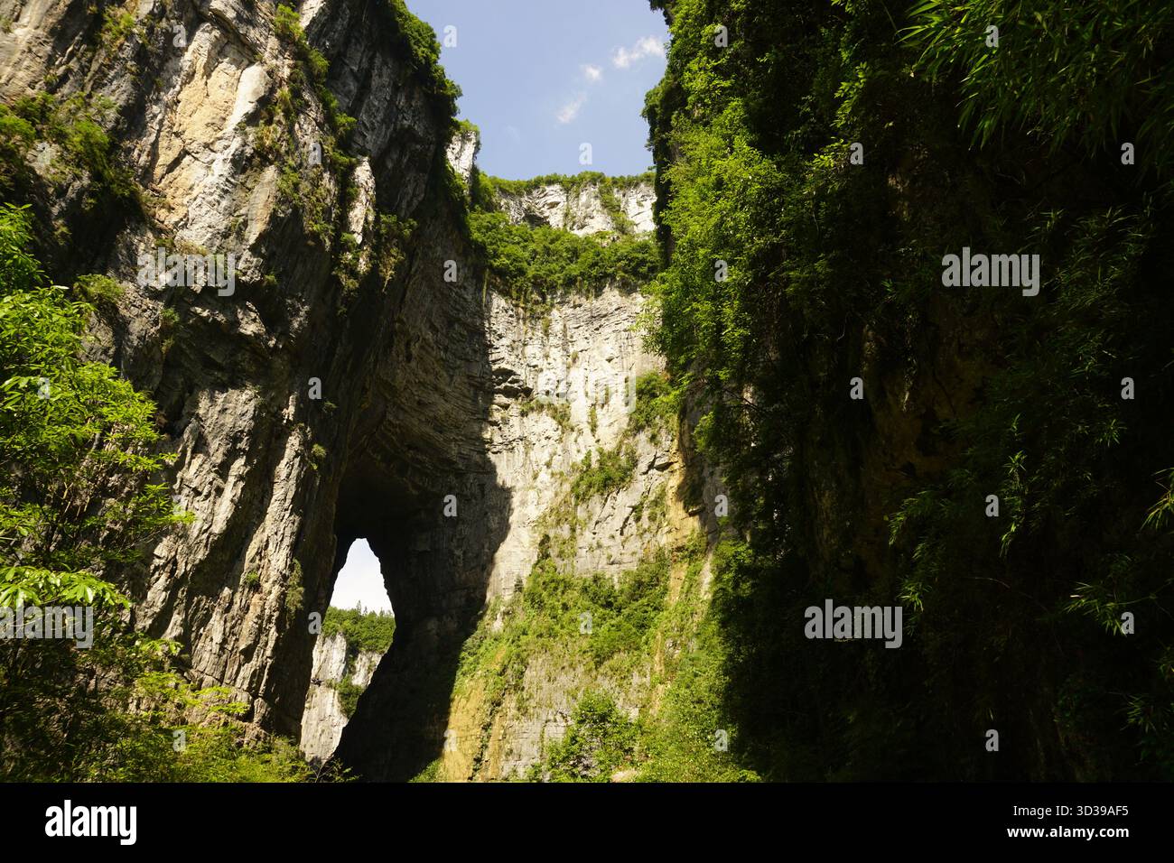 Wulong (Chongqing), China: Three Natural Bridges Scenic Area Stock ...