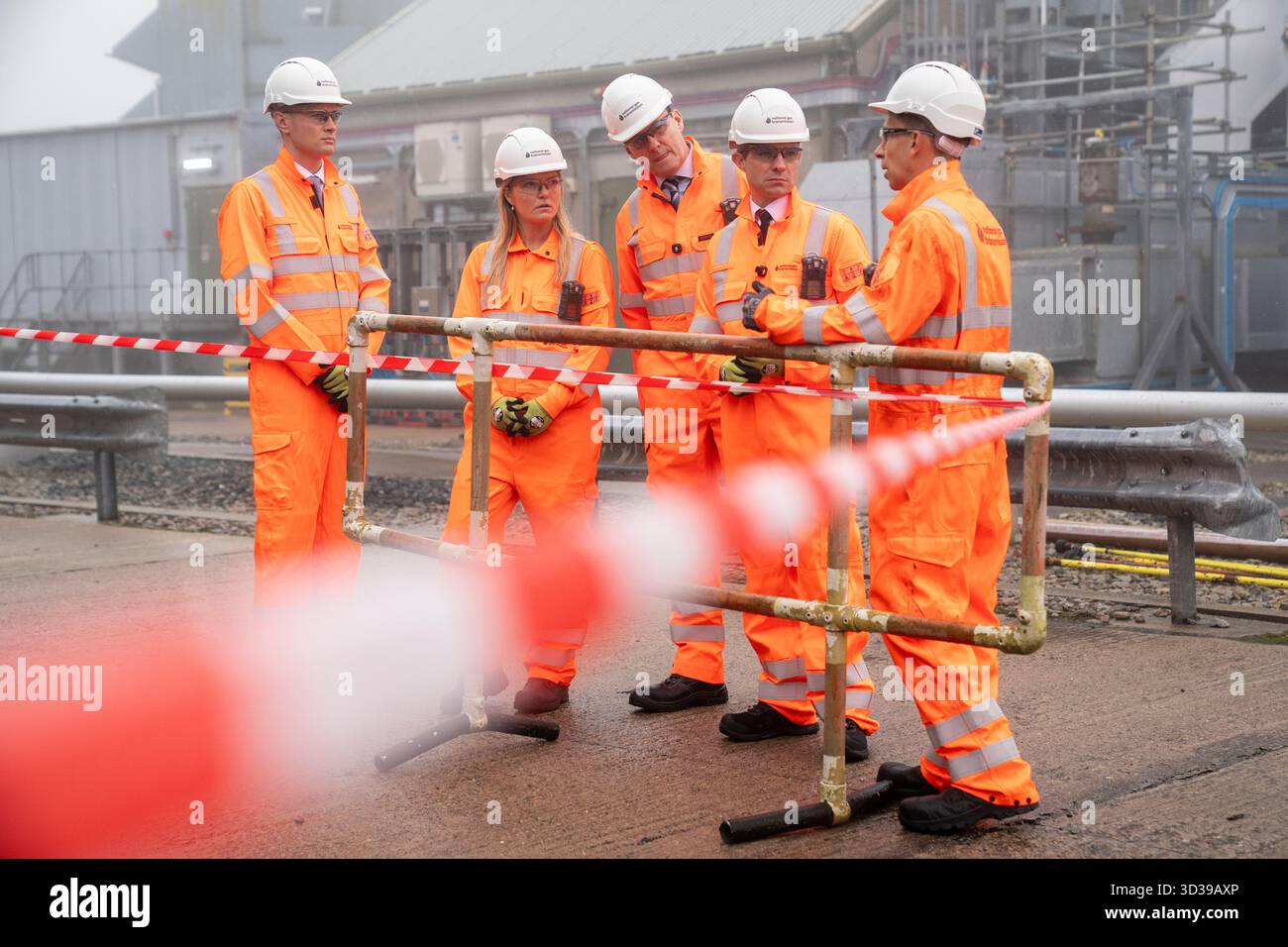 (left to right) Corporate Affairs Director Jake Tudge, Harriet Cross MP ...