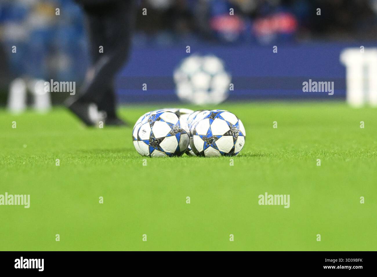 The official balls of the Uefa Champion during the Uefa Champions ...