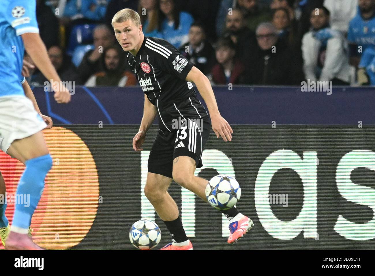 Rasmus Kristensen Eintracht Frankfurt in action during the Uefa ...