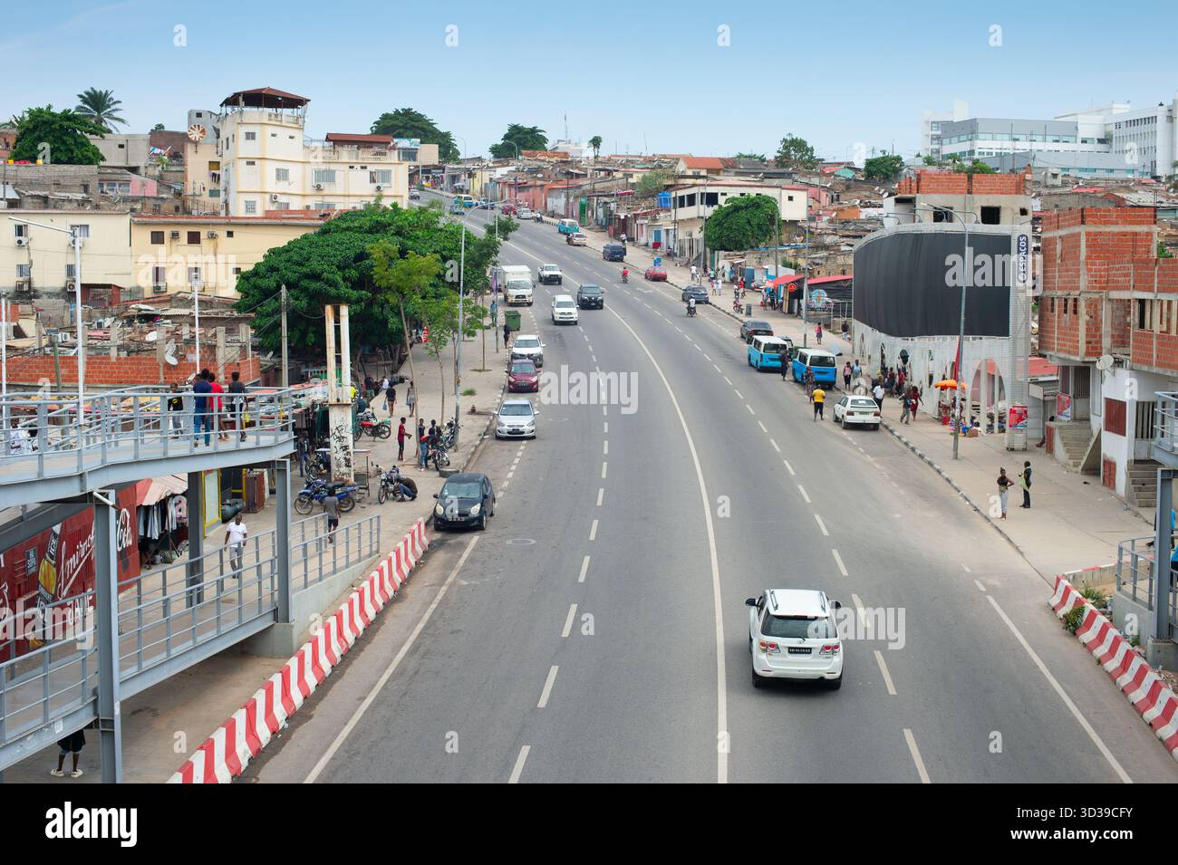 LUANDA, ANGOLA - APRIL 23, 2025: Highway in the city center of Luanda ...