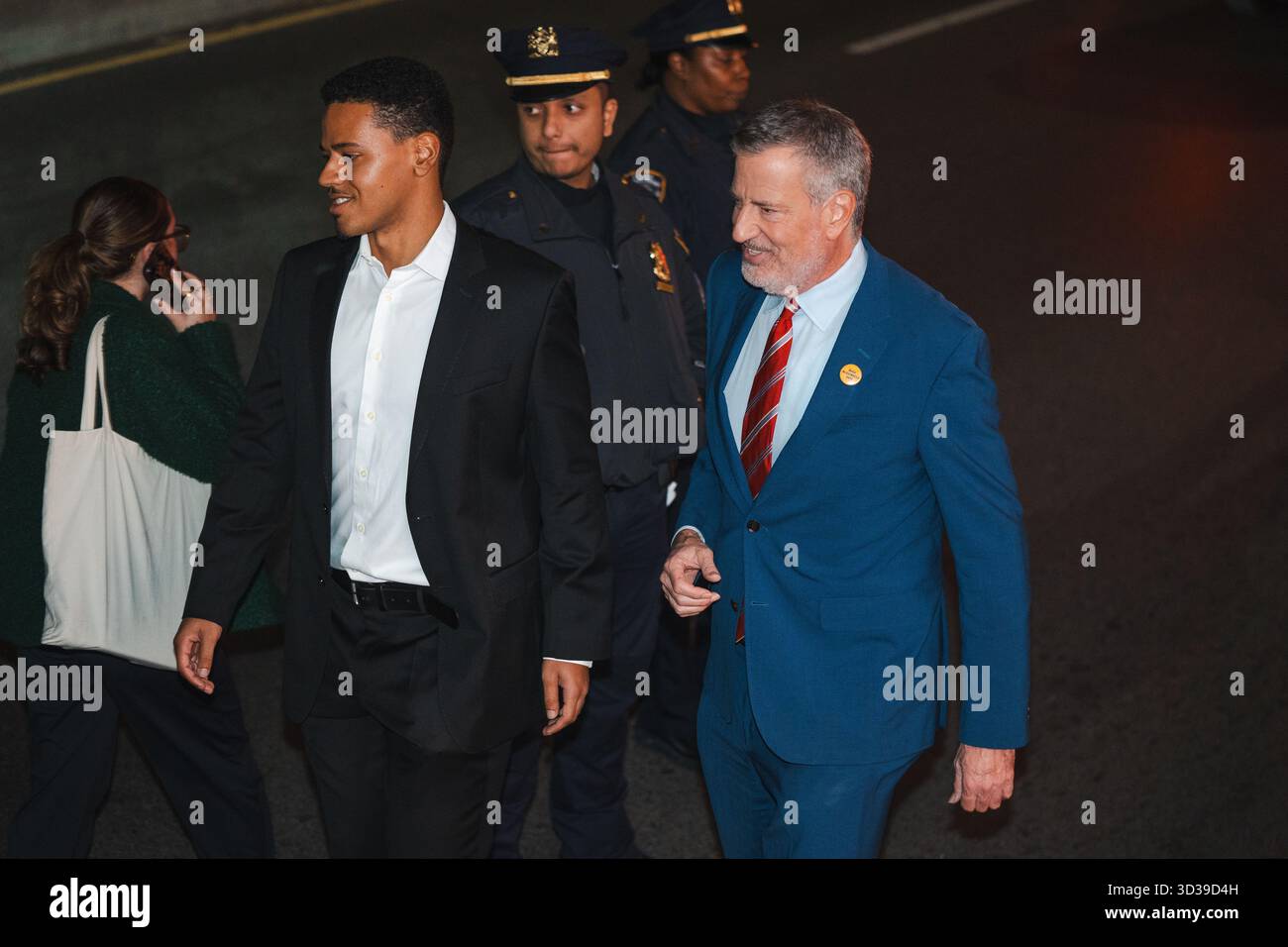 Former New York City mayor Bill de Blasio departs Zohran Mamdani’s ...