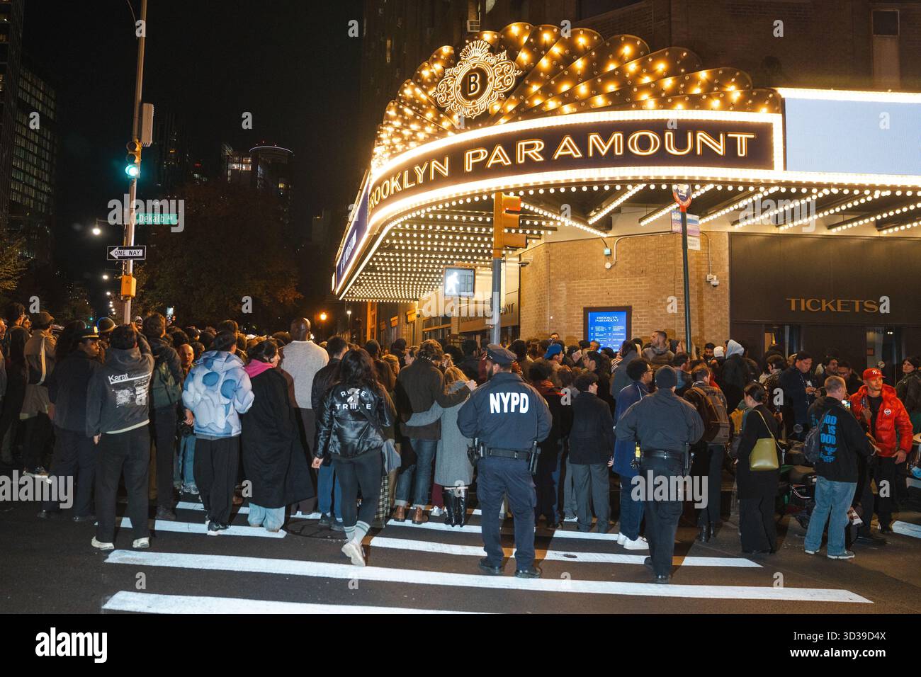 Zohran Mamdani supporters crowd the sidewalk outside the mayor-elect’s ...