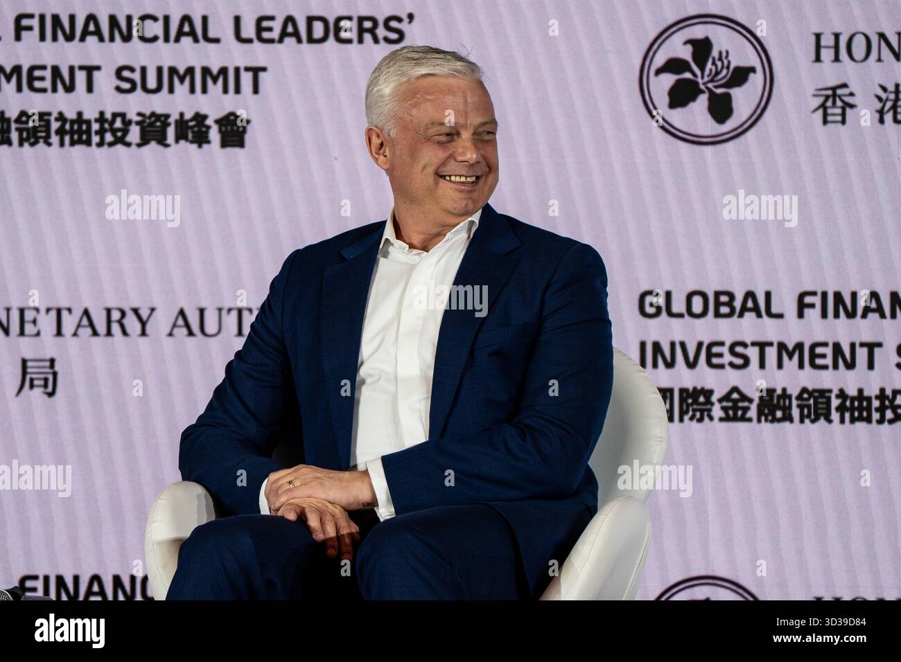 Richard Oldfield, Group Chief Executive of Schroders at the Hong Kong ...
