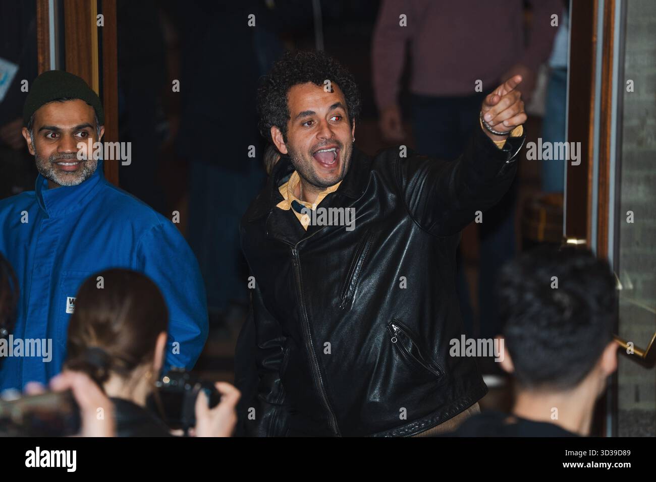 SubwayTakes comedian Kareem Rahma cheers as he exits Zohran Mamdani’s ...