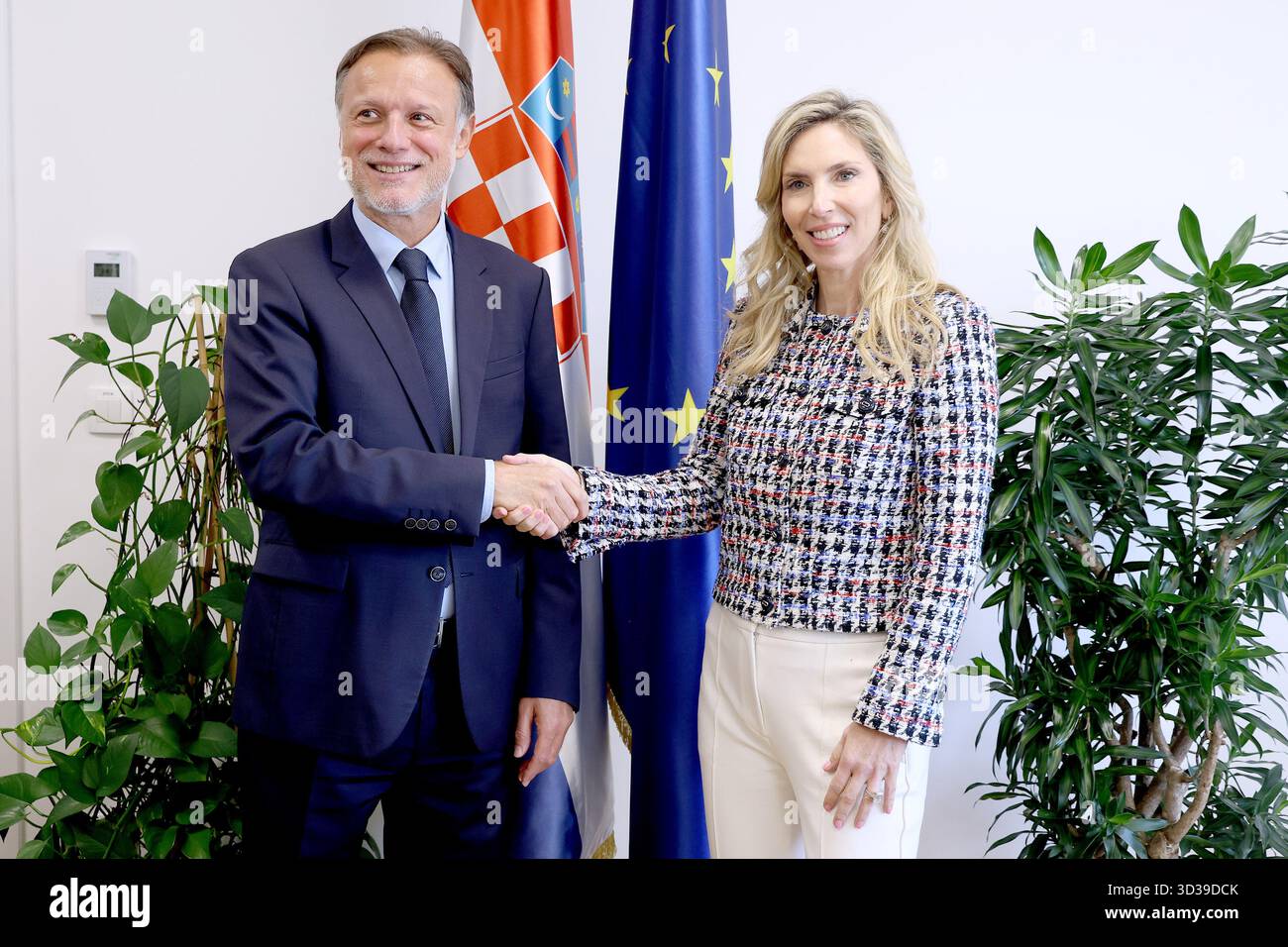 The Speaker of the Croatian Parliament Gordan Jandrokovic meets U.S ...