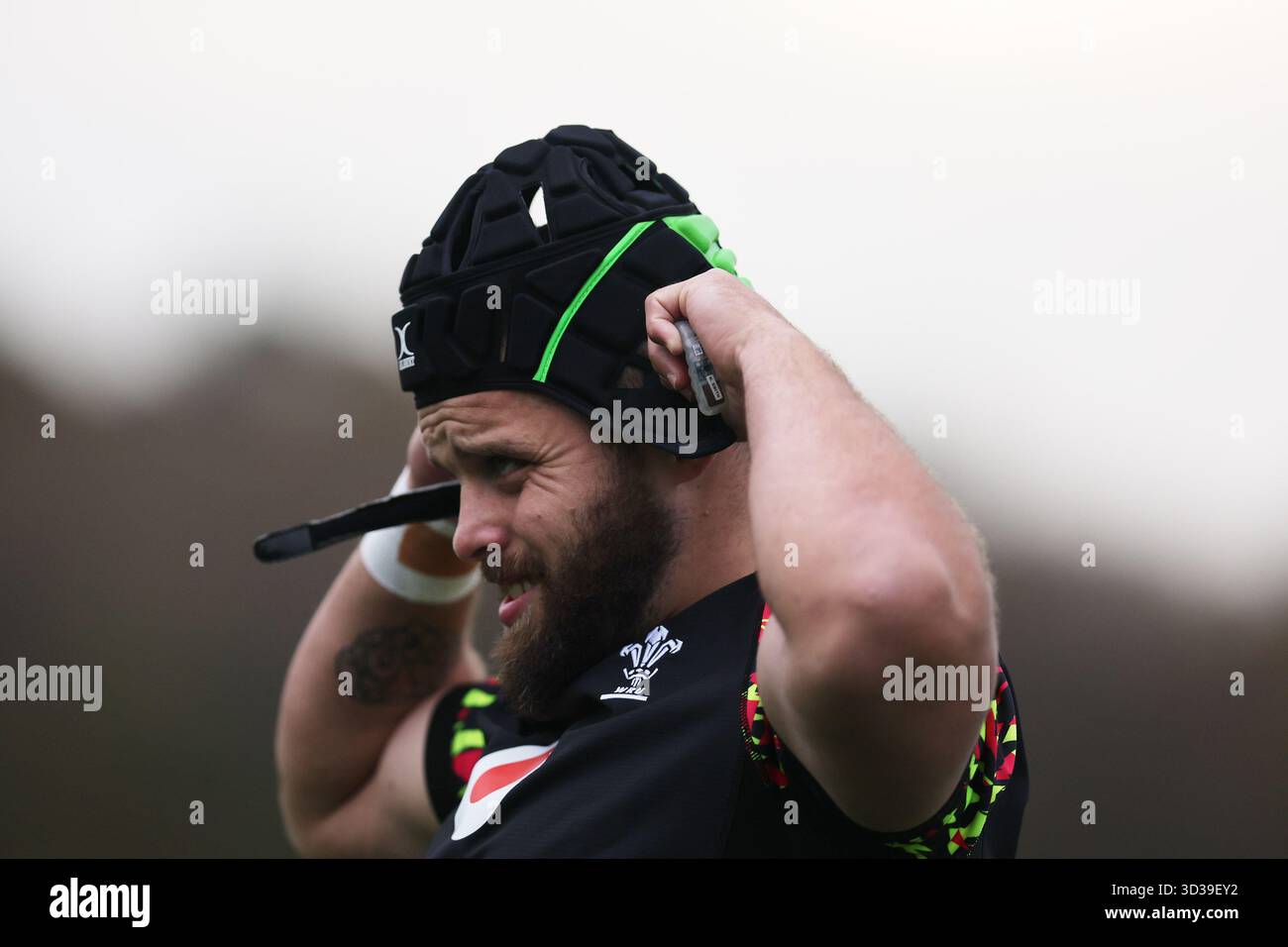 Nicky Smith of Wales during the Wales rugby team training at the Vale ...