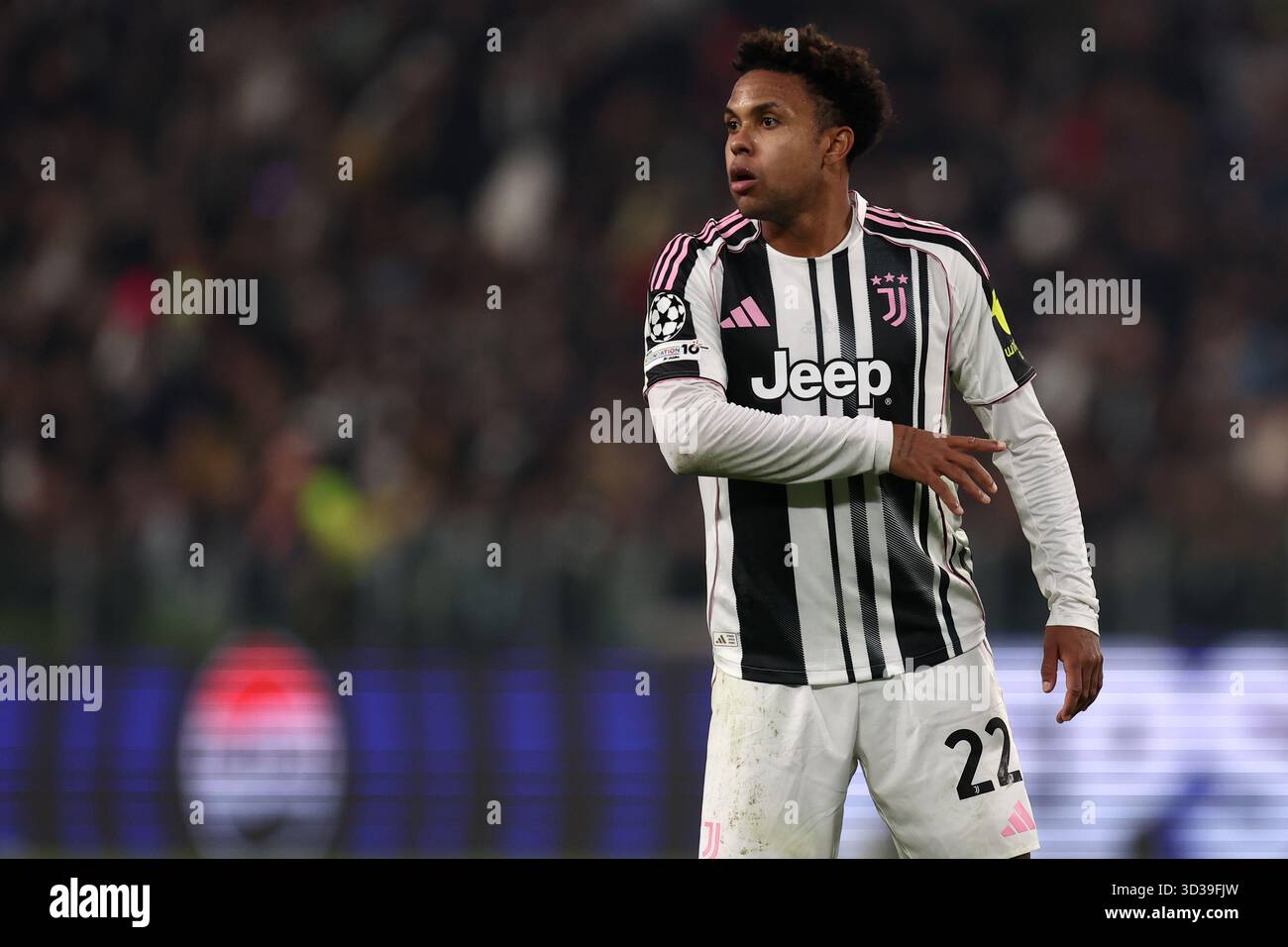 Weston Mckennie of Juventus Fc looks on during the UEFA Champions ...