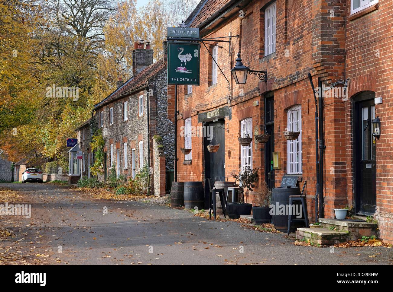 The ostrich pub castle acre hi-res stock photography and images - Alamy