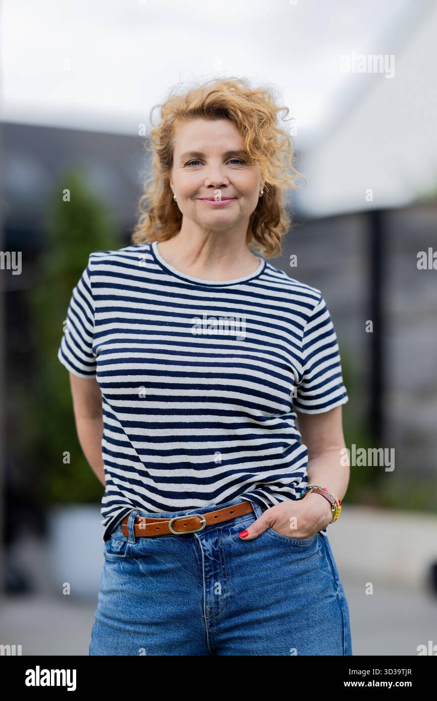 PRODUCTION - 23 June 2025, North Rhine-Westphalia, Cologne: Actress ...