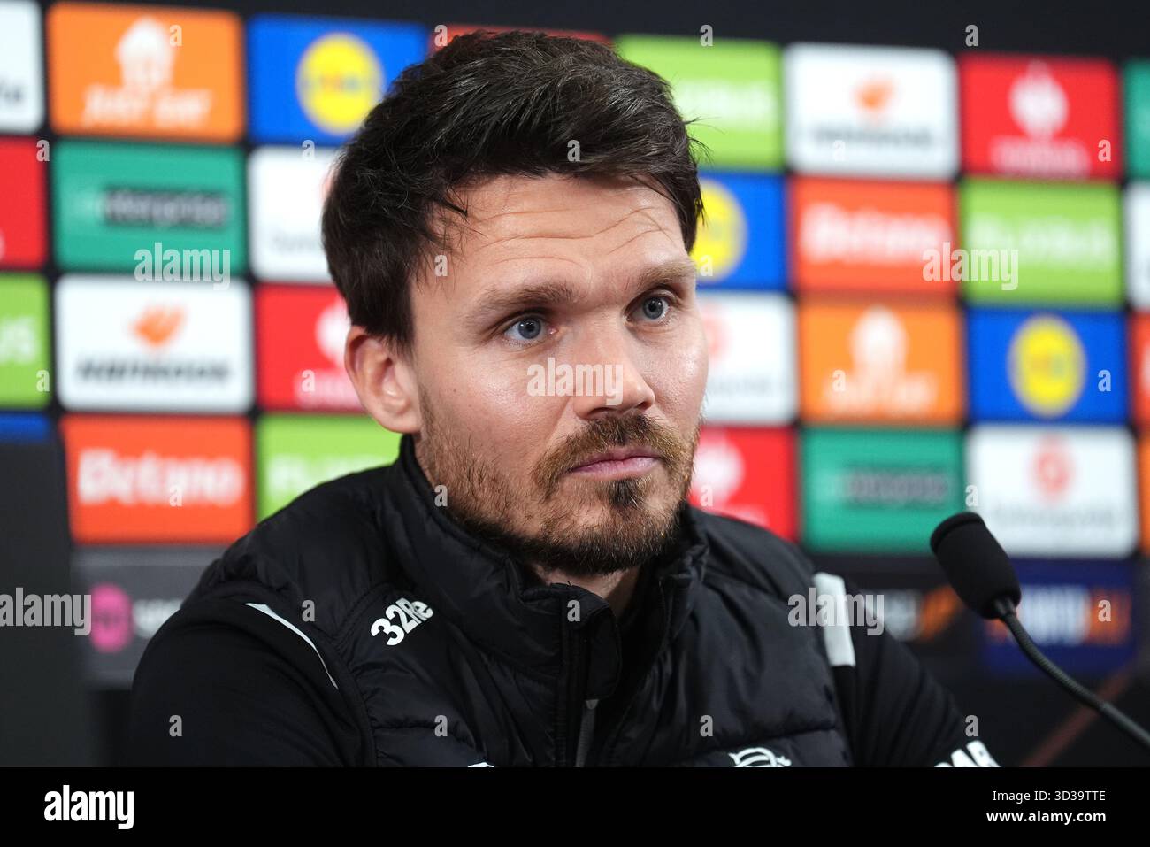 Rangers manager Danny Rohl during a press conference at the Rangers ...