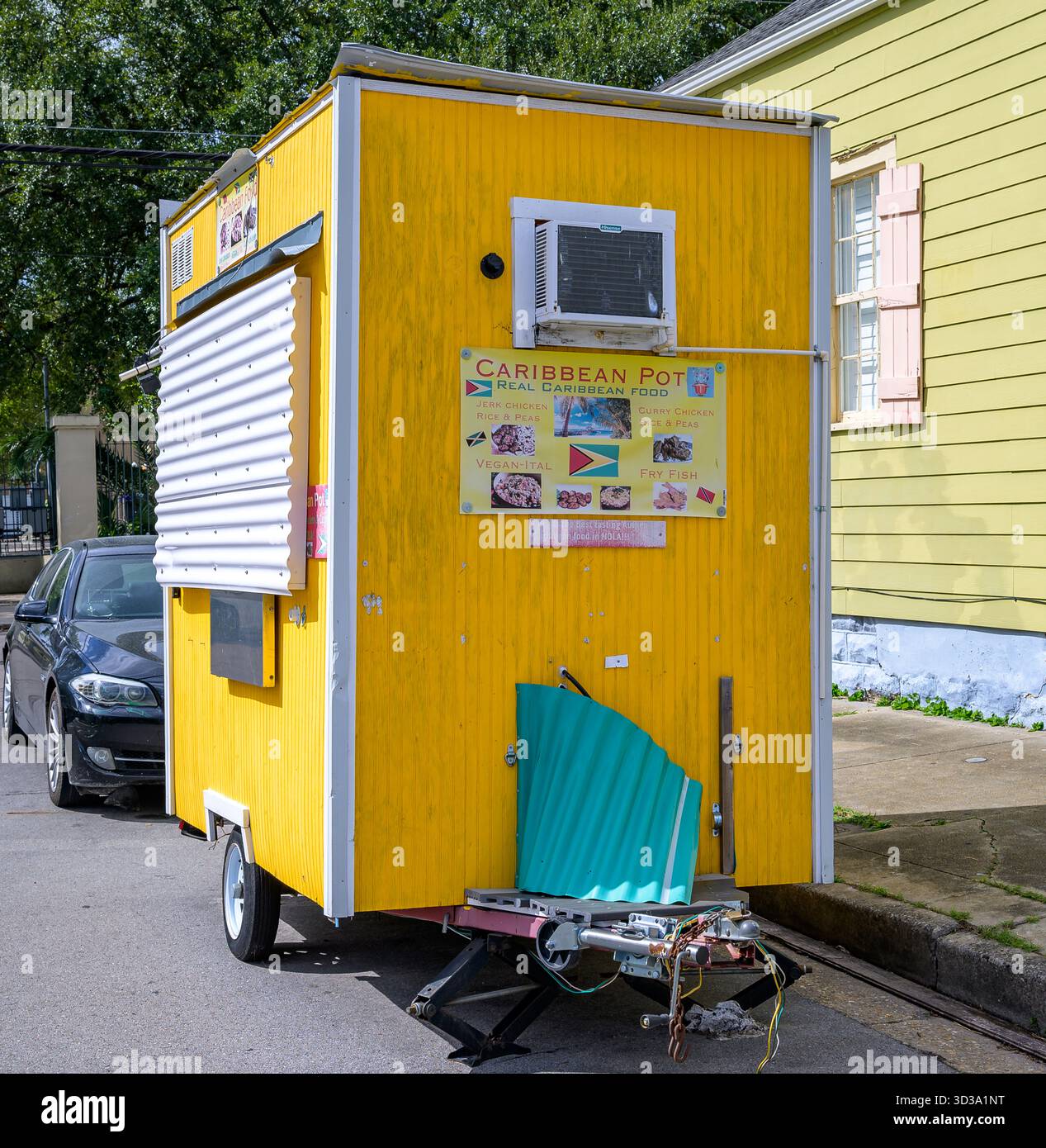 New Orleans, LA, USA - October 18, 2025: Caribbean Pot, a mobile food ...