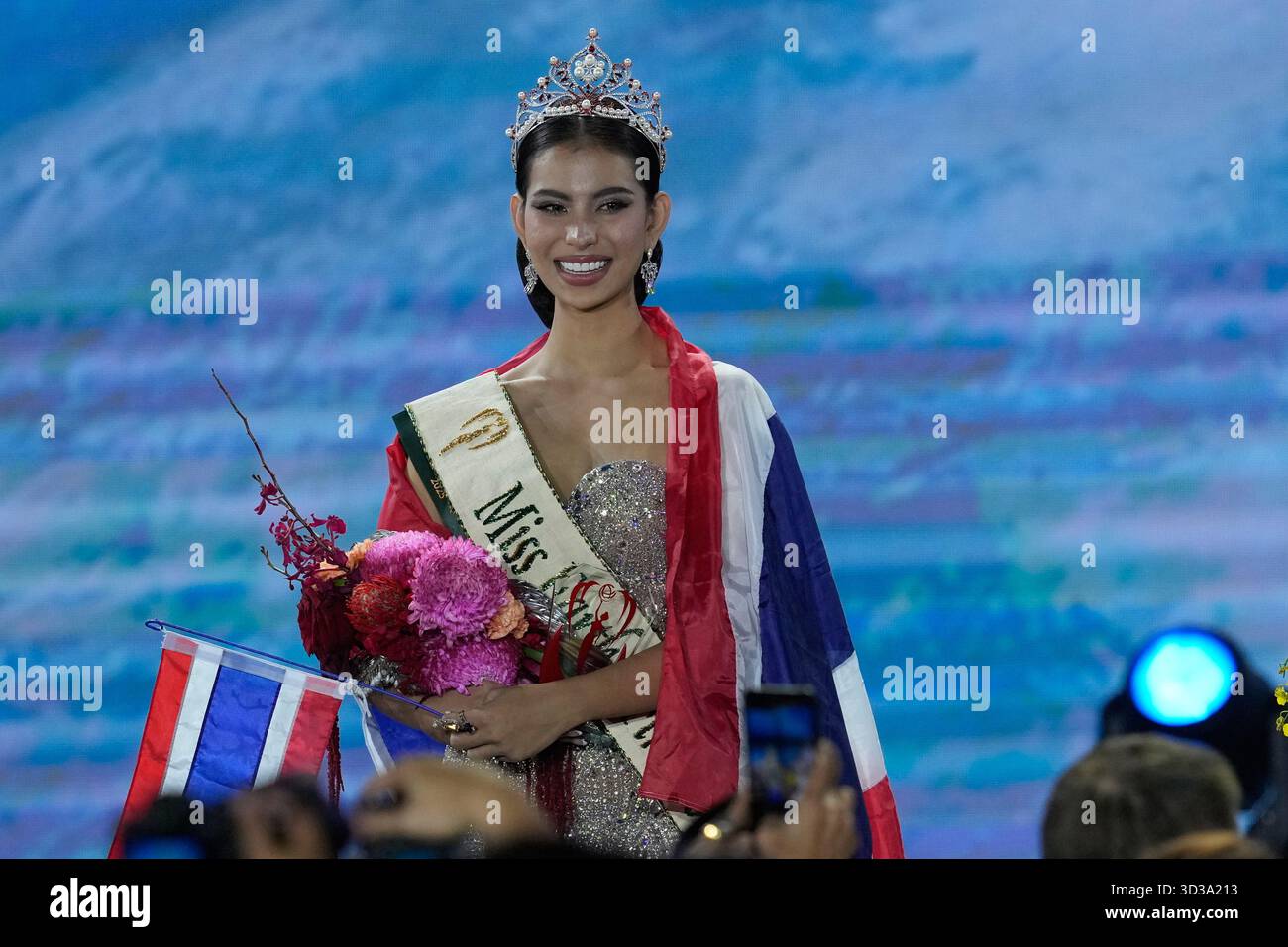 Miss Earth Fire 2025 Waree Ngamkham from Thailand poses during the Miss ...