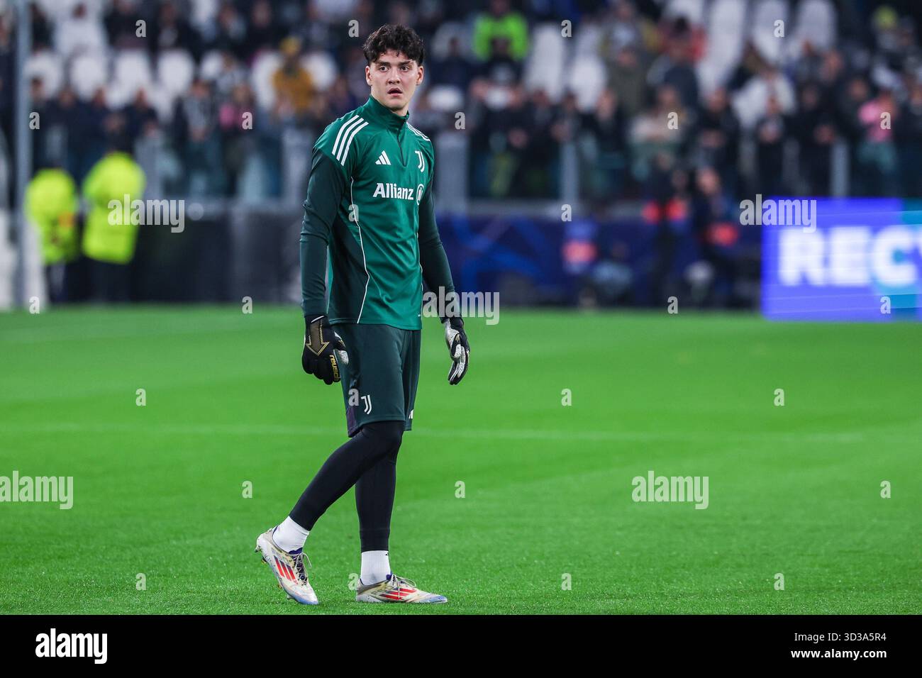 Simone Scaglia of Juventus FC seen in action during UEFA Champions ...