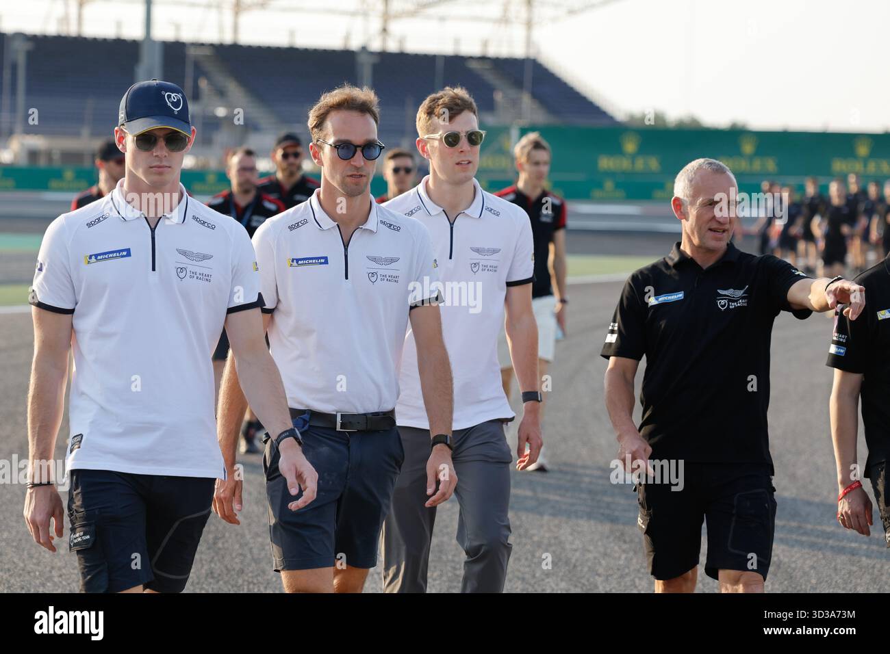 TRACK WALK , 007 TINCKNELL Harry (gbr), GUNN Ross (gbr), GAMBLE Tom ...