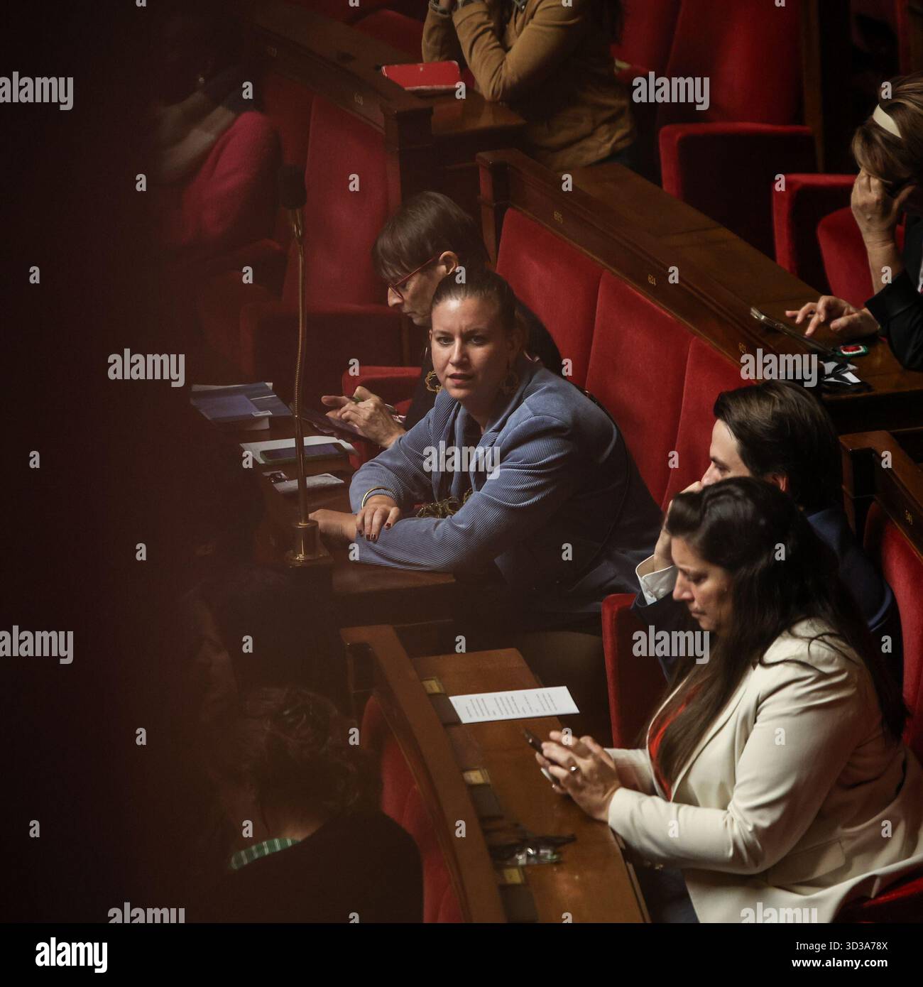 November 5, 2025, Saint Ouen, Paris, France: Mathilde Panot during the ...
