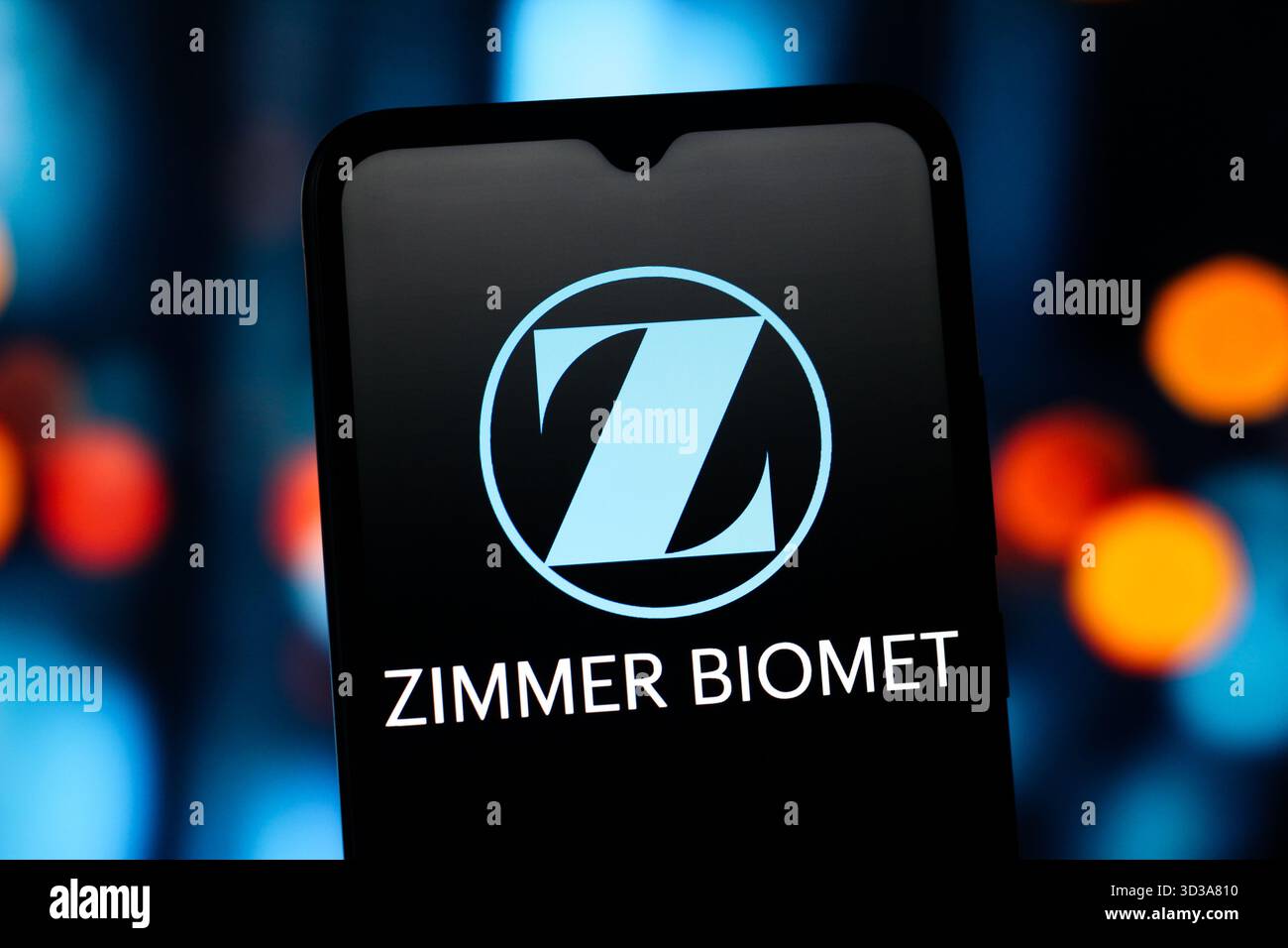 November 5, 2025, Canada: In this photo illustration, the Zimmer Biomet ...