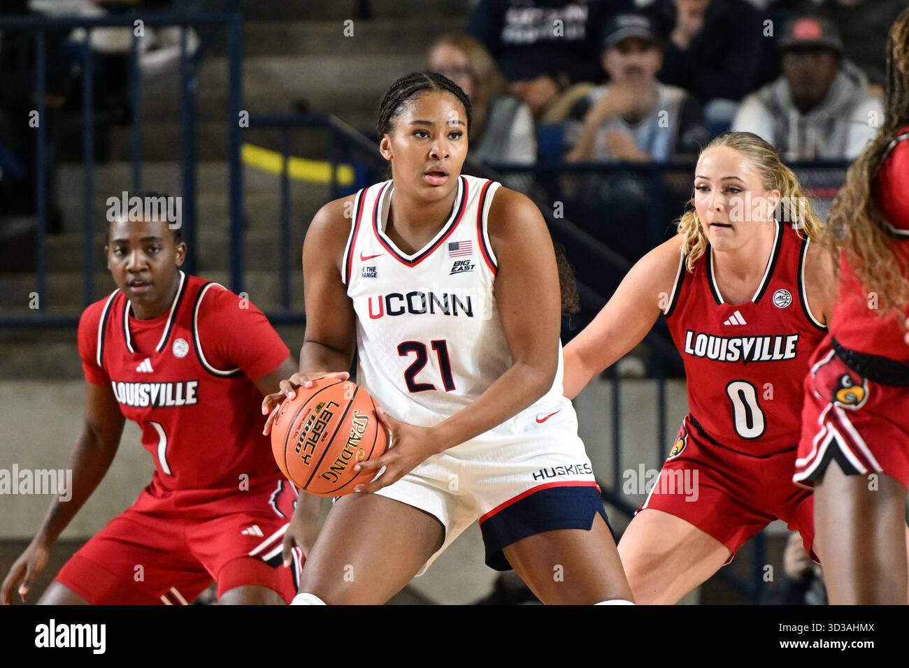 UConn forward Sarah Strong (21) during a NCAA college basketball game ...