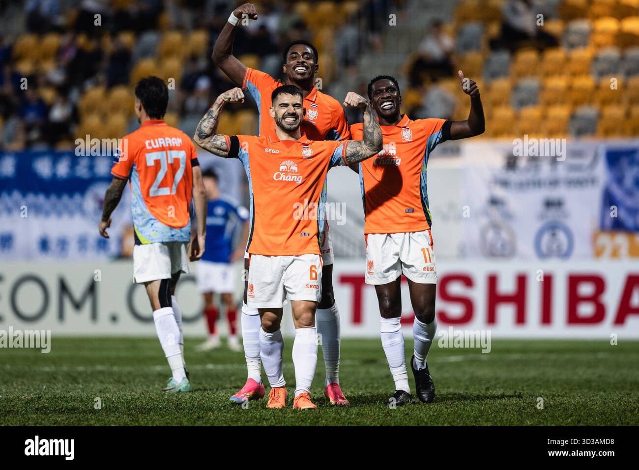 Mong Kok Stadium, HONG KONG, China: Tana of Ratchaburi FC (6), Negueba ...