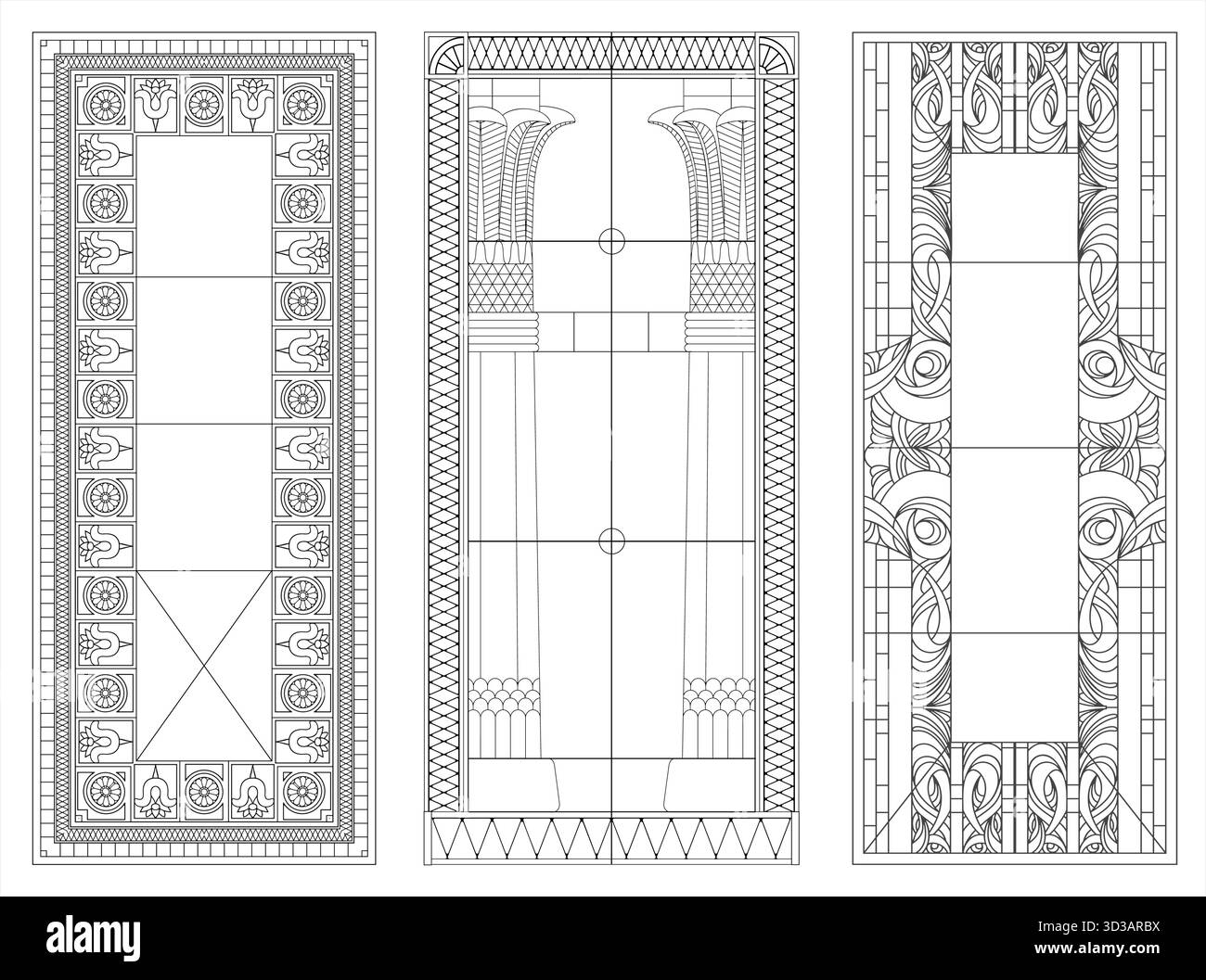 Elegant interior textures Stock Vector Images - Alamy