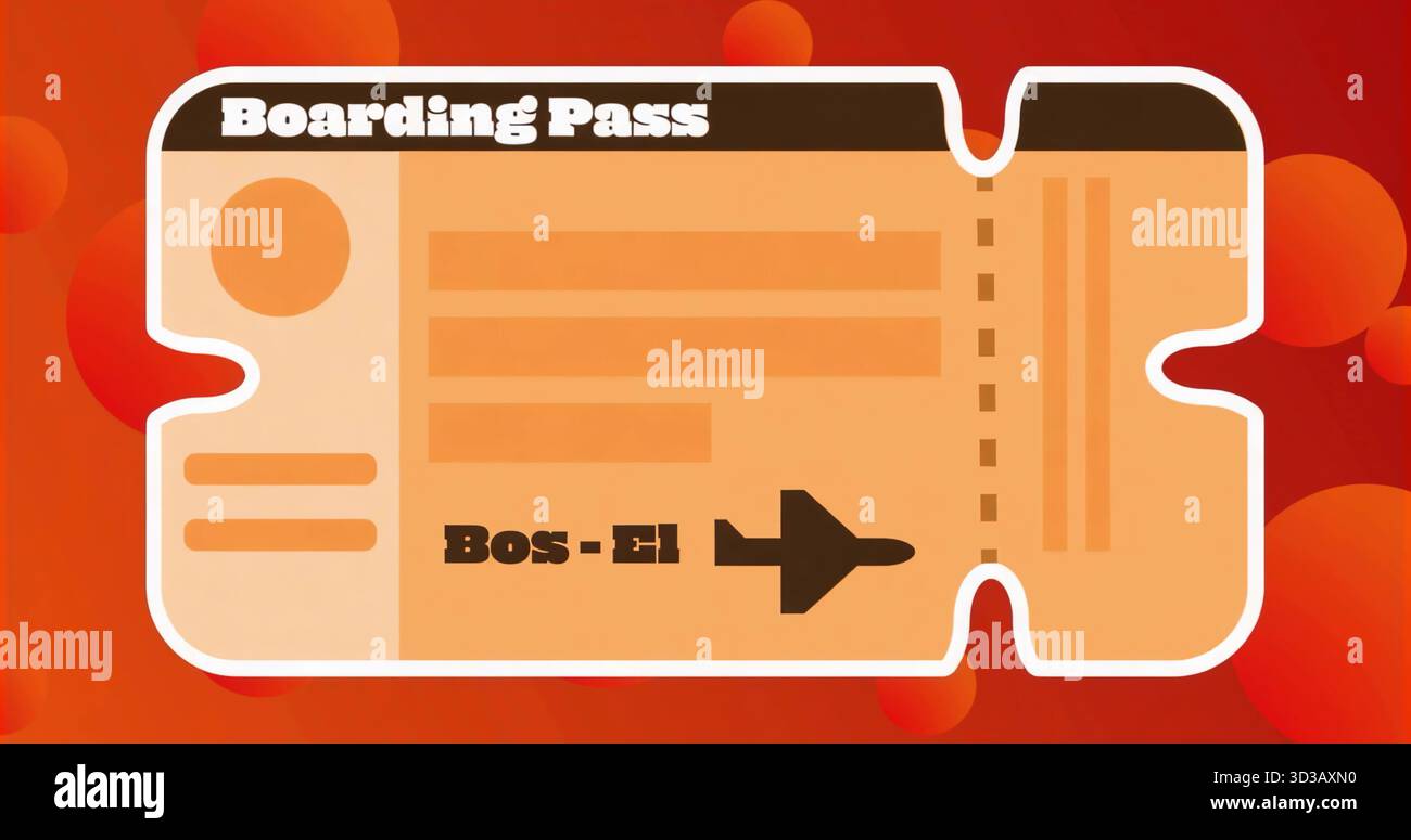 Displaying boarding pass graphic hi-res stock photography and images ...