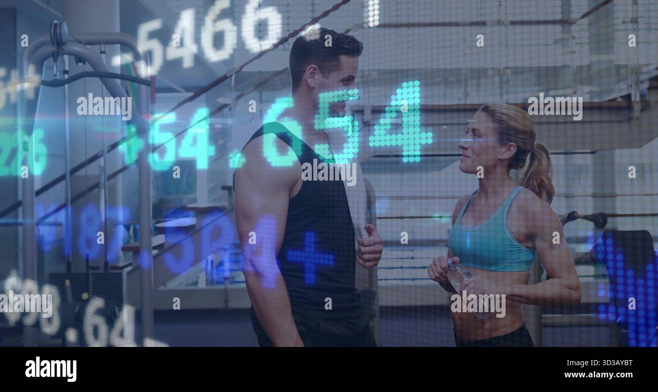 Pausing workout trainer client hi-res stock photography and images - Alamy