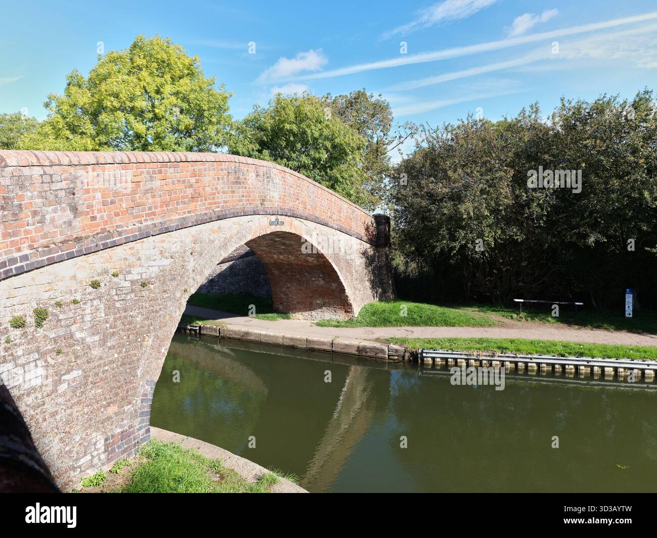 The rainbow bridge at the bottom of Foxton locks, England, which opened ...