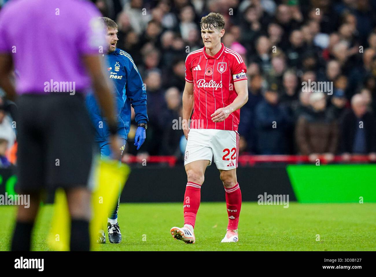 Nottingham Forest midfielder Ryan Yates (22) during the Nottingham ...