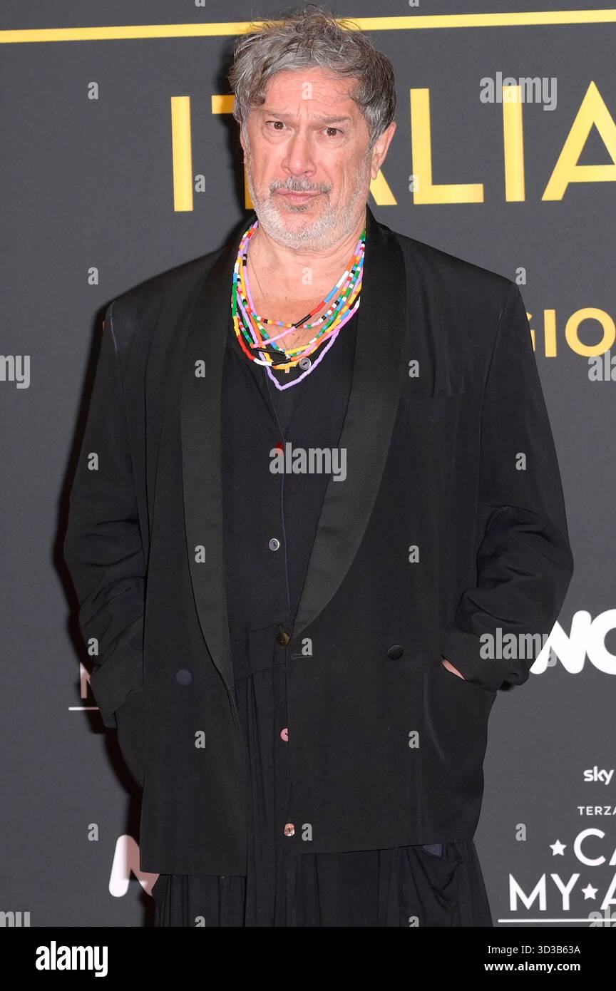 Michele Di Mauro at the premiere of the 3rd episode of the Sky series ...