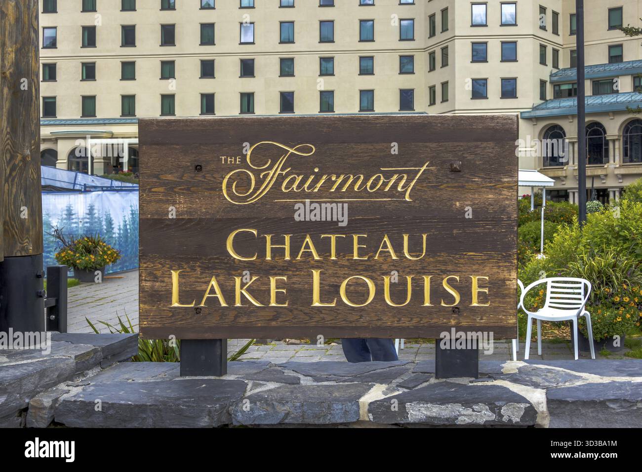 Lake Louise, AB, Canada. Aug 26, 2024. The Fairmont Chateau Lake Louise ...