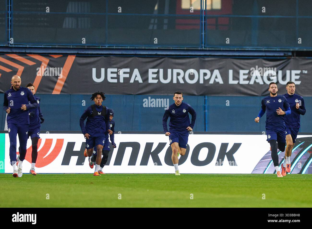 GNK Dinamo training before Europa League group phase match with Celta ...