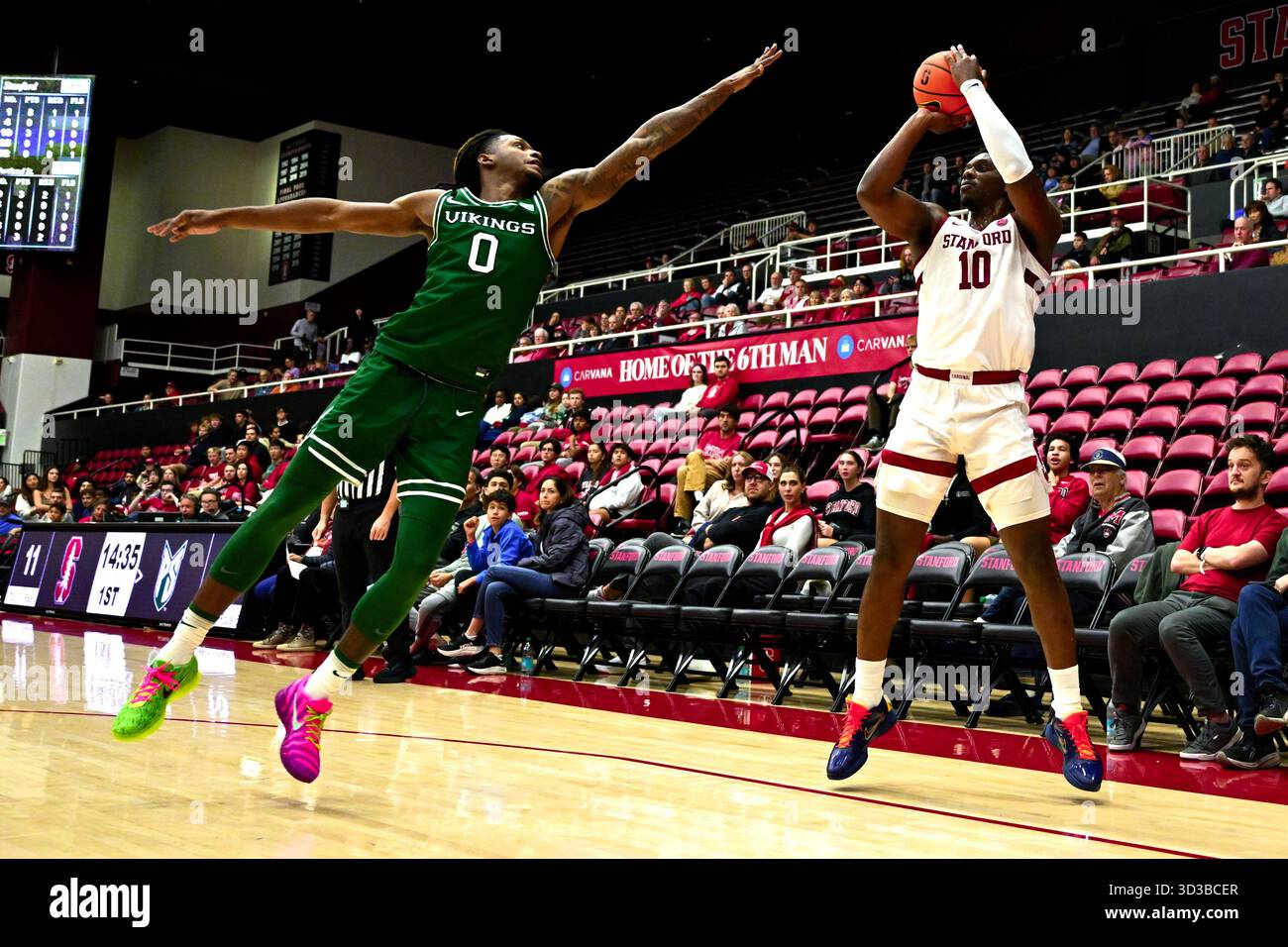 STANFORD, CA - NOVEMBER 04: Stanford Cardinal forward Chisom Okpara (10 ...