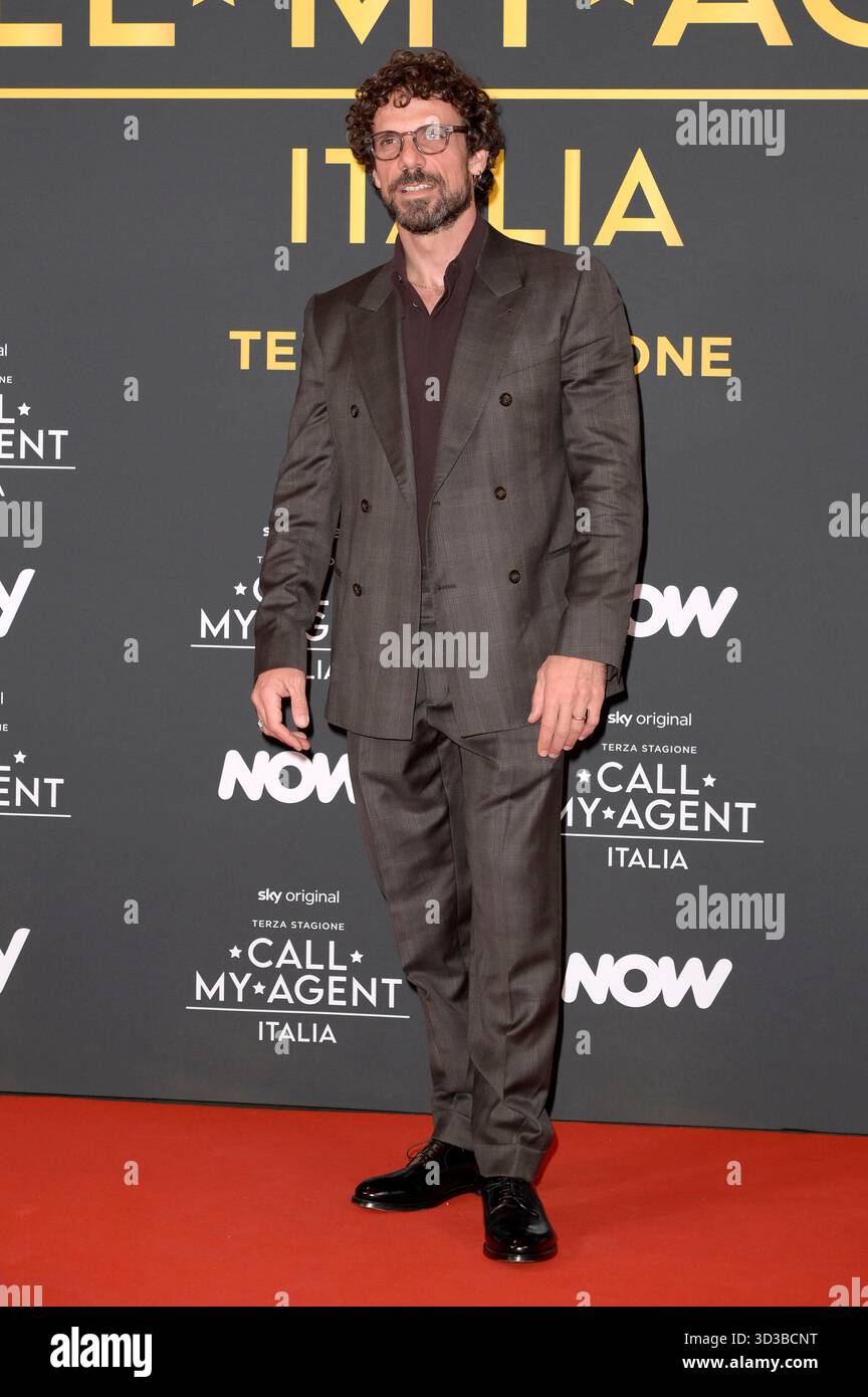 Francesco Montanari at the premiere of the 3rd episode of the Sky ...