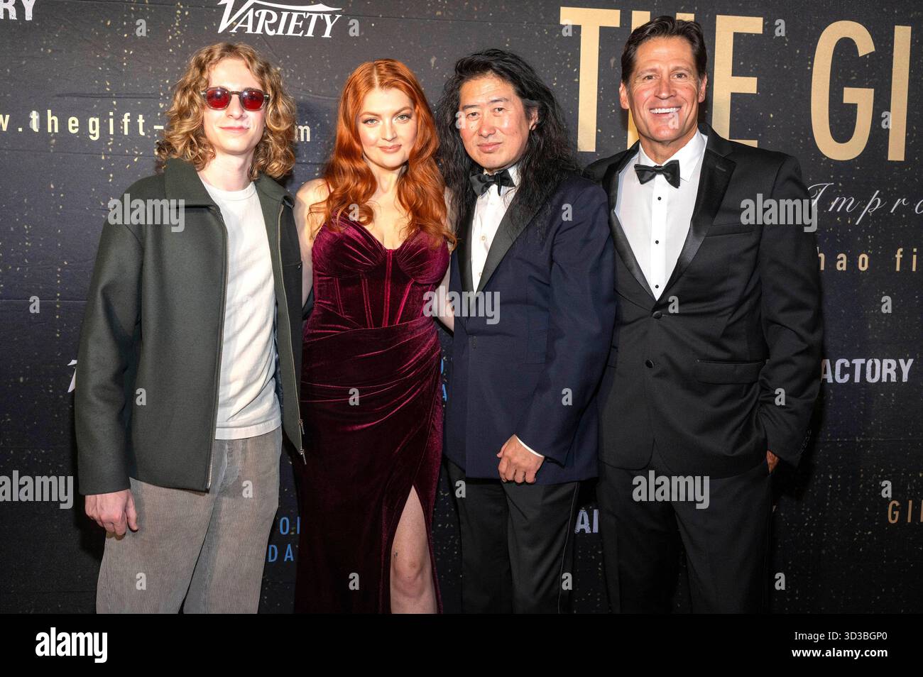 Eric Brenner, Elyse Dufour, Sunny Zhao and Jeffrey Klemmer at the world ...