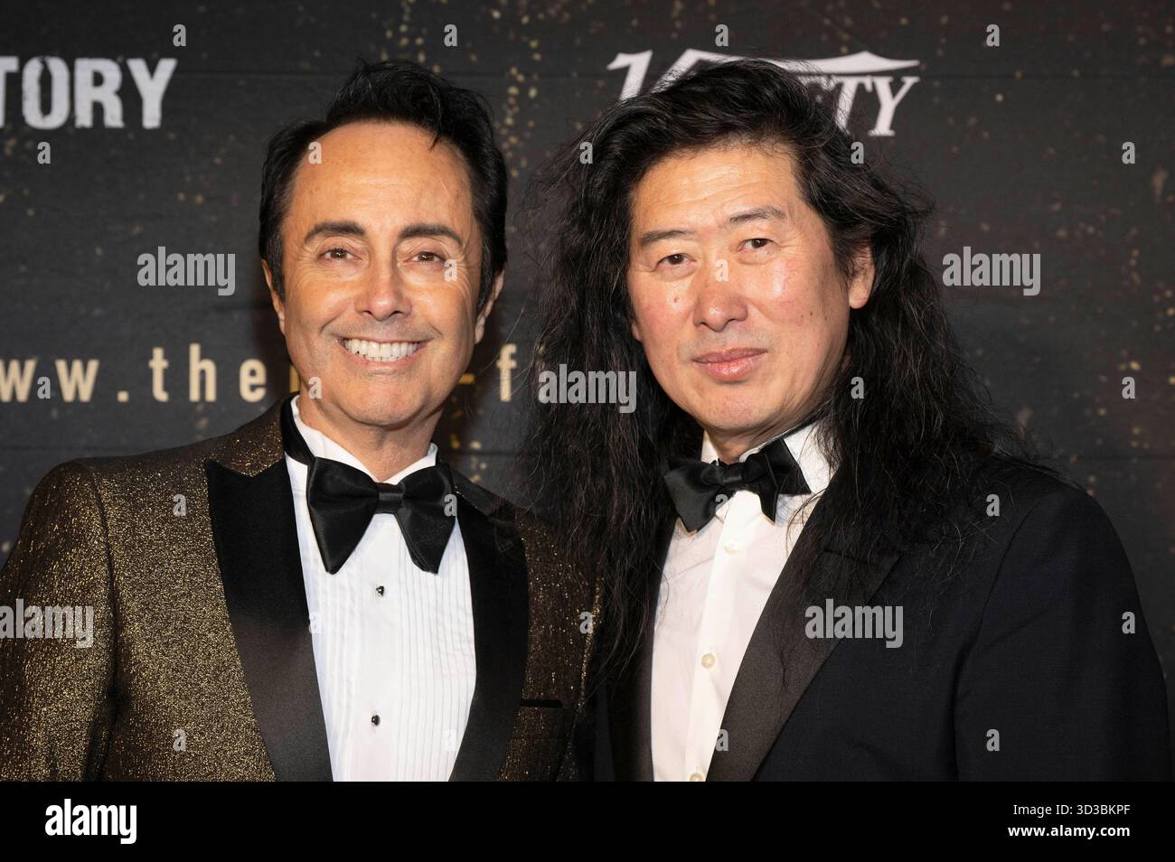 Jaime Monroy and Sunny Zhao at the world premiere of the film 'The Gift ...