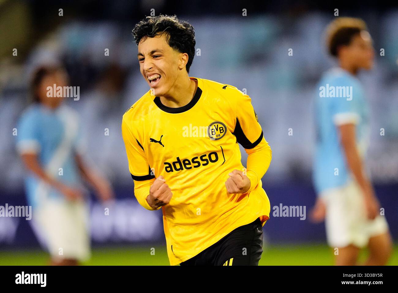 Borussia Dortmund's Fadi Zarquelain celebrates scoring their side's ...