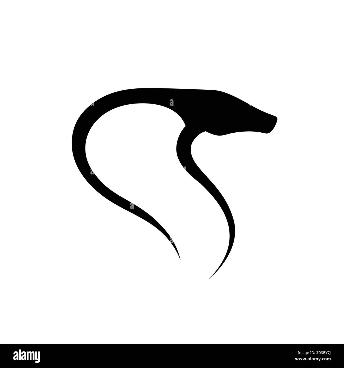 Creative Serpent Snake Head Logo Design Vector Symbol Illustration ...