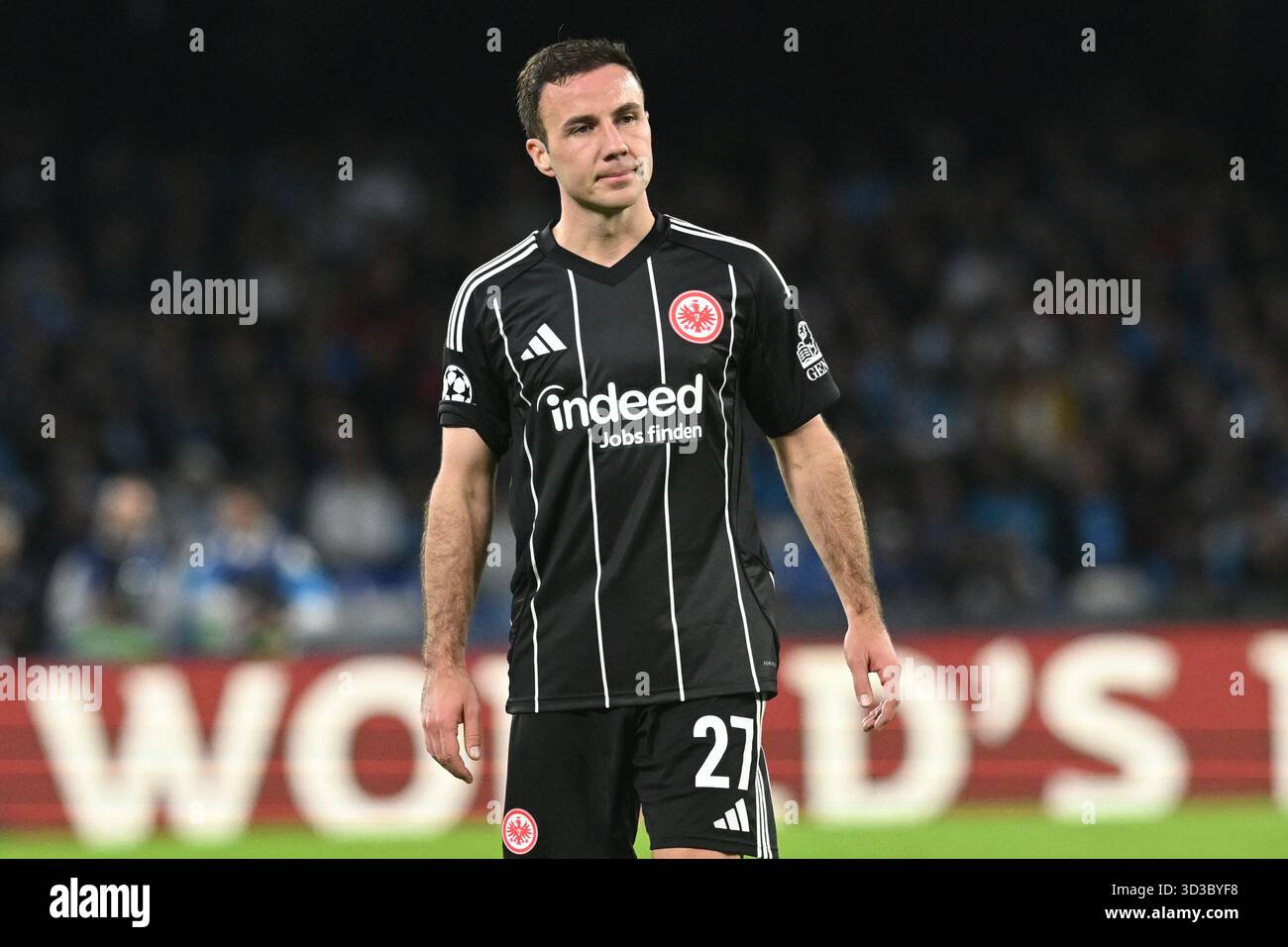 11/4/2025 Mario Gotze of Eintracht Frankfurt look on during the Uefa ...