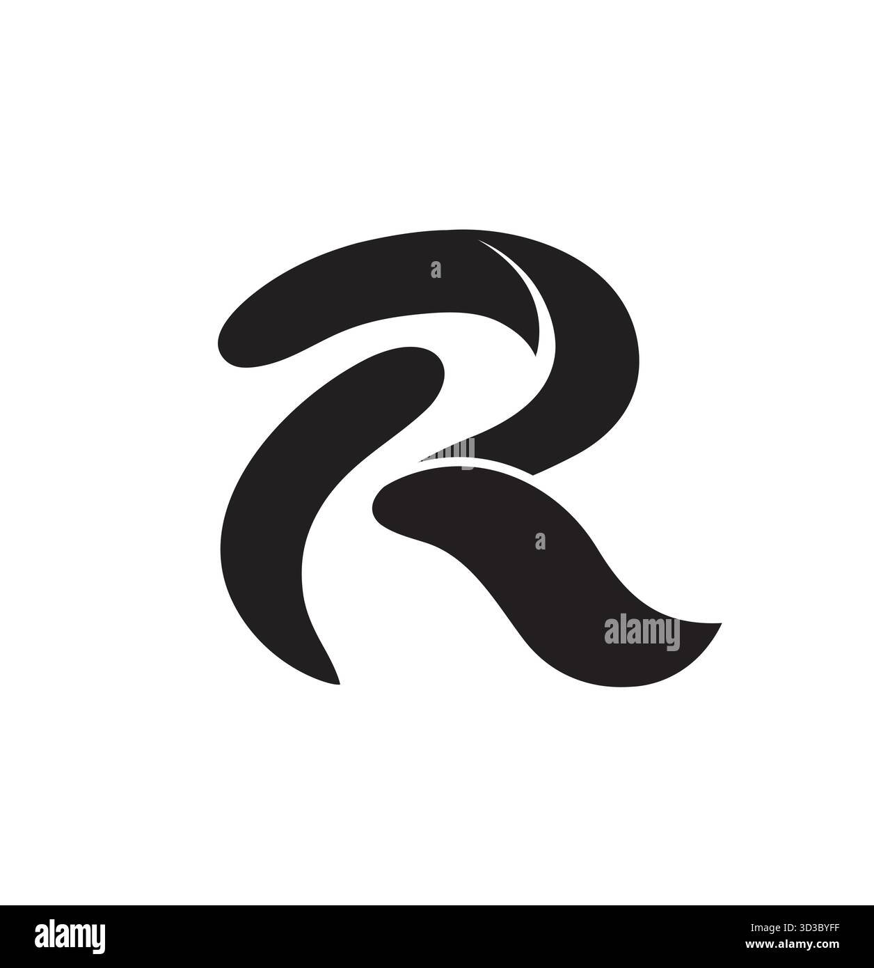Creative R letter logo vector design icon symbol design illustration ...