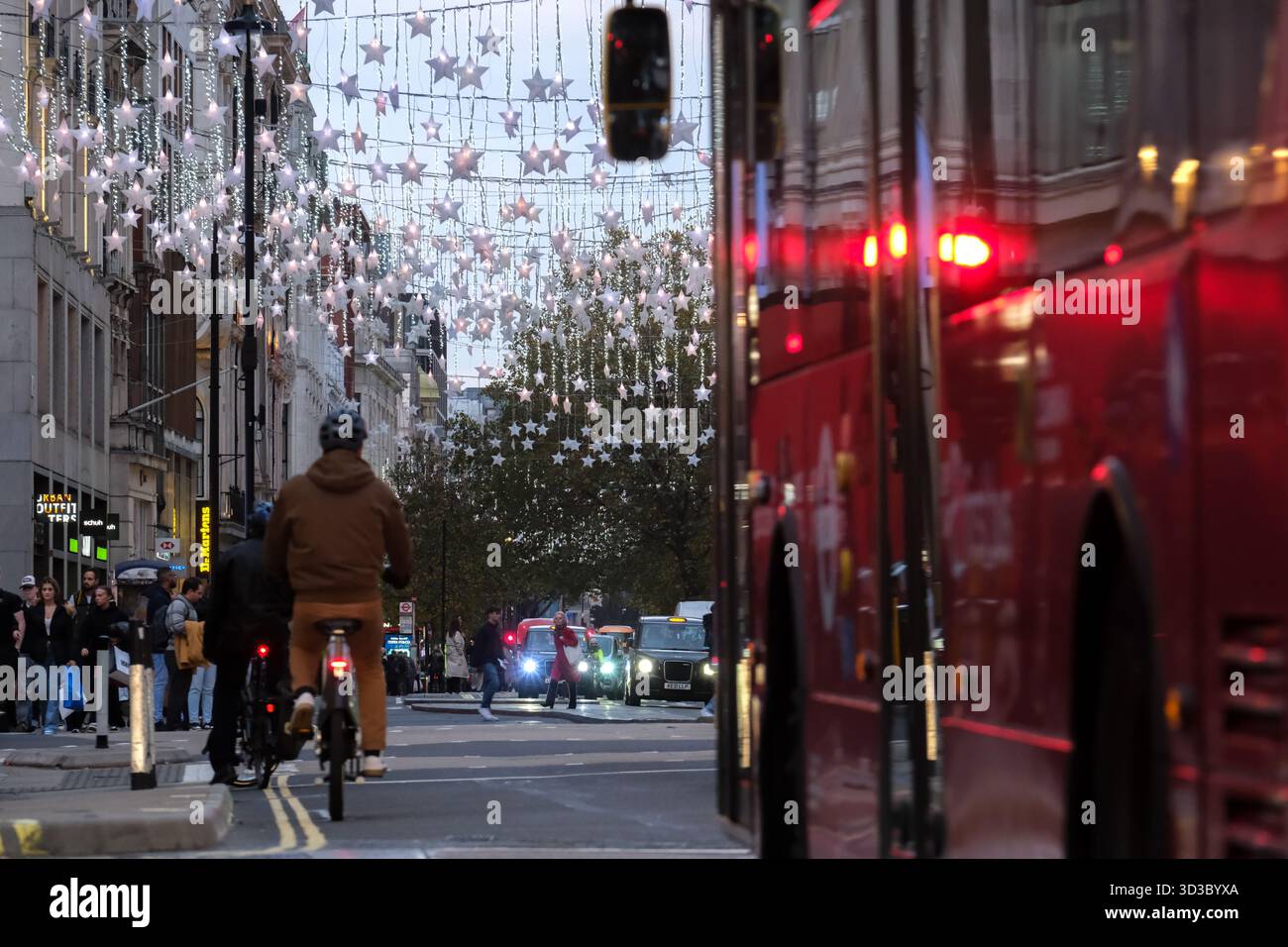 Oxford Street, London, UK. The 2025 Christmas lights on Oxford Street ...