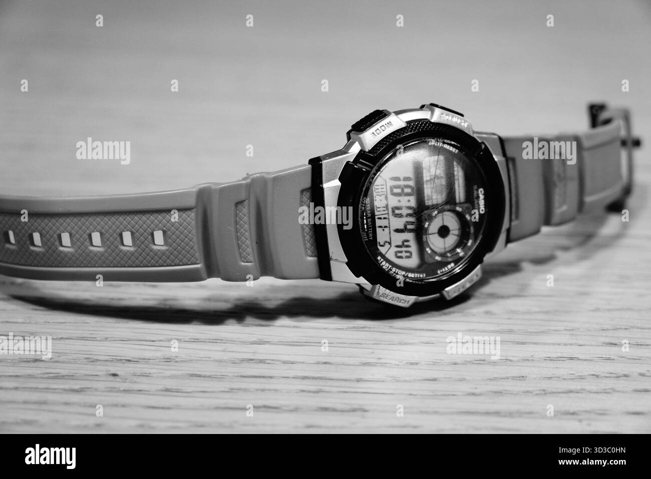 Date display object Black and White Stock Photos & Images - Alamy