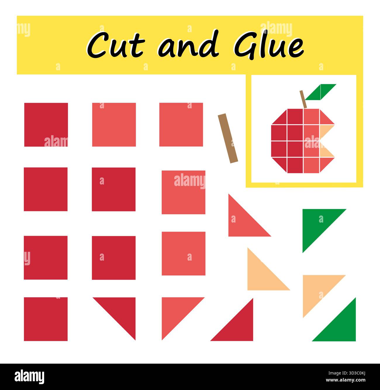 Paper diy for kids Cut Out Stock Images & Pictures - Alamy