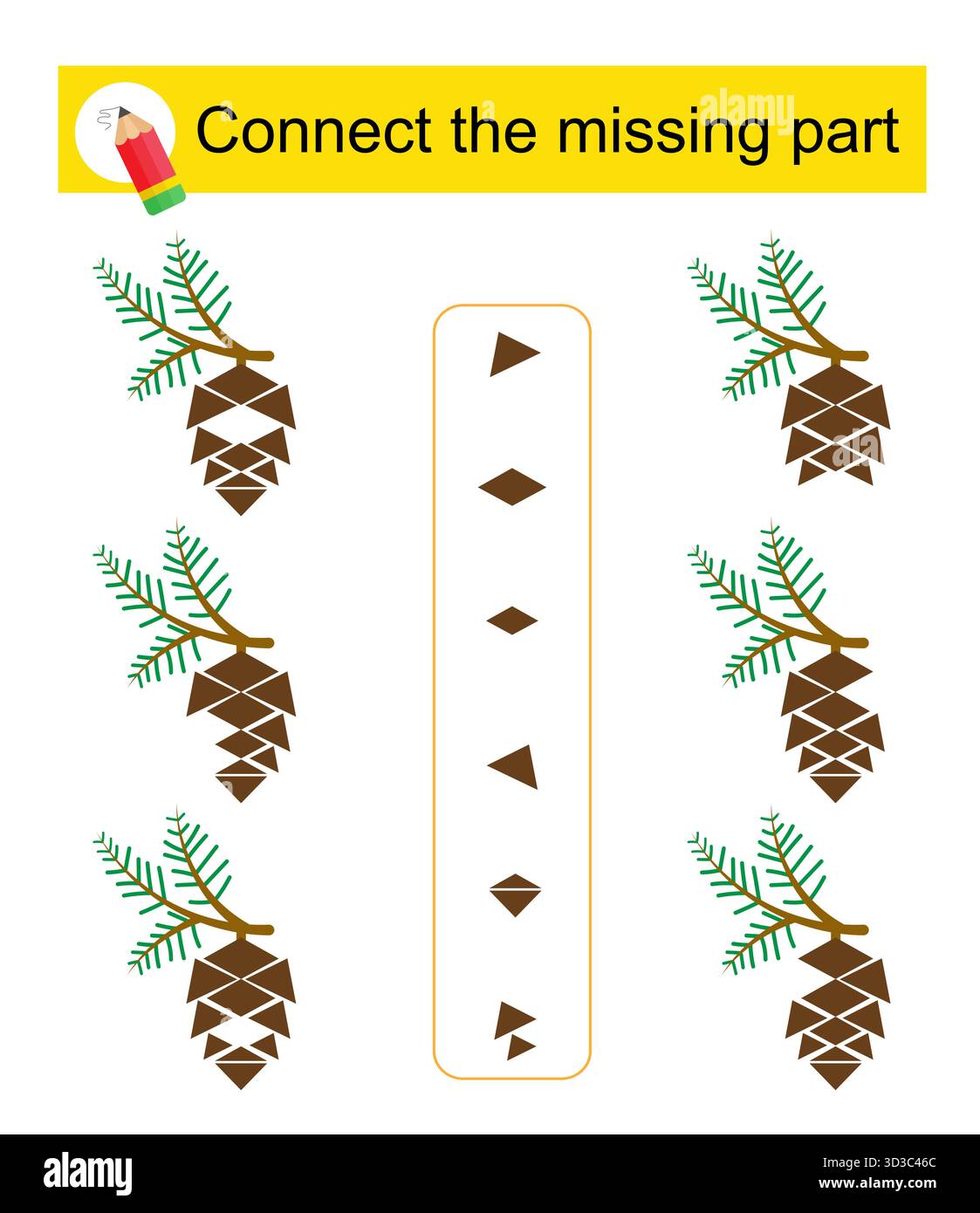 Educational games kids connect Stock Vector Images - Alamy