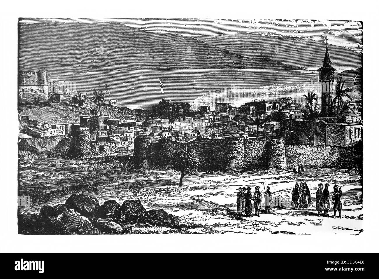 City on the shore Cut Out Stock Images & Pictures - Alamy